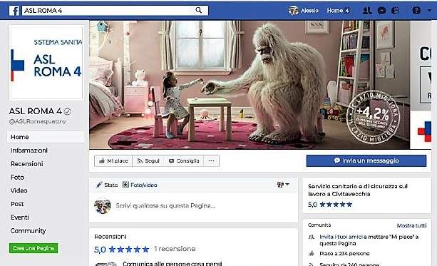 Civitavecchia, l'Asl Roma 4 diventa social • Terzo Binario News