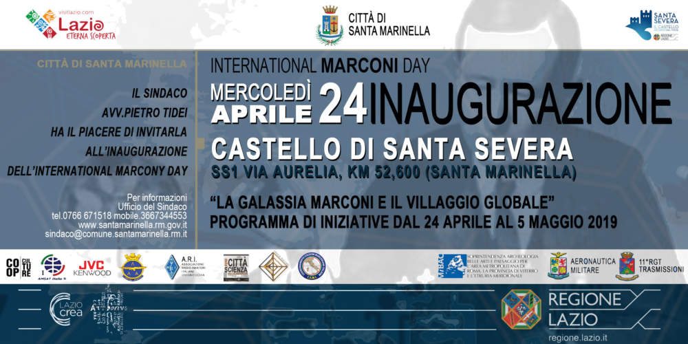 Al Castello di Santa Severa l'International Marconi Day • Terzo Binario ...
