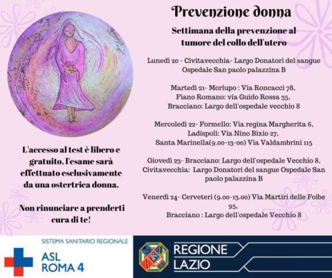 Asl Roma 4, giornata di prevenzione in rosa per tutti i distretti ...