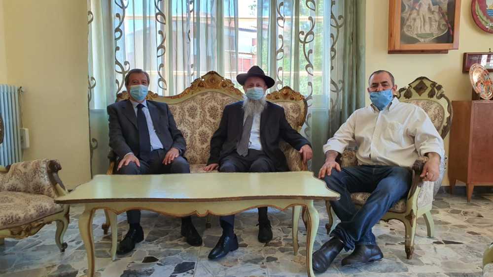 Il rabbino Ytzchak Hazan in visita a Santa Marinella • Terzo Binario News